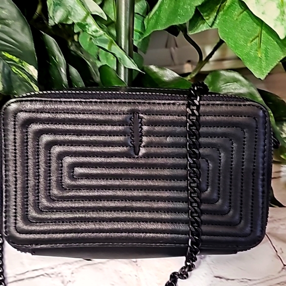 Thacker | Bags | Thacker Ronnie Black Quilted Leather Shoulderclutch ...